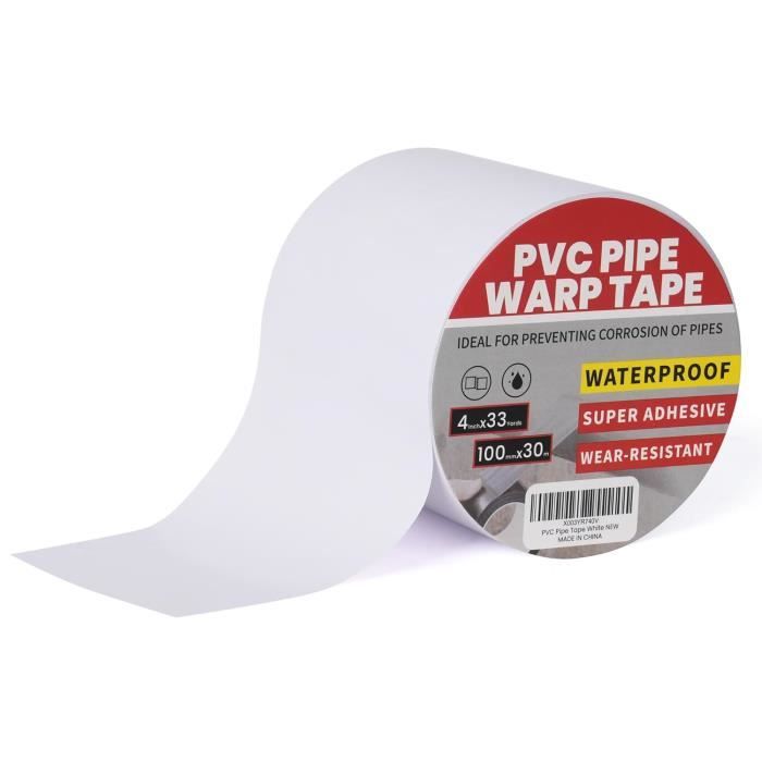 Ruban Adhésif En Pvc Blanc Contre La Corrosion, Imperméable Pour La ...