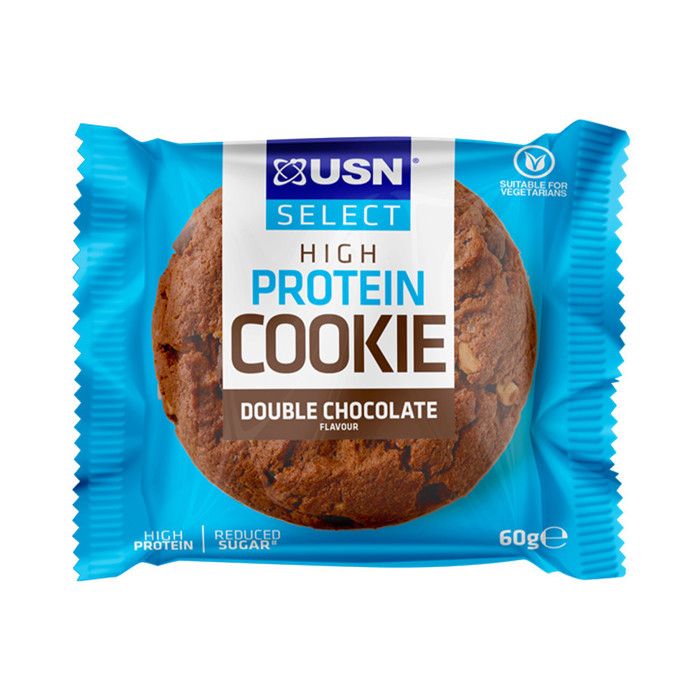 Cookies protéinés - USN - Select cookie (60g) - Saveur Double Chocolat ...