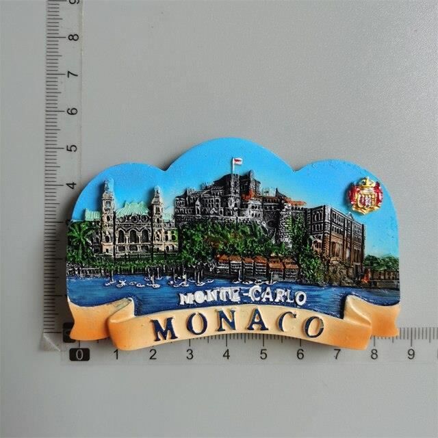 MAGNETS,Monaco--Autocollants aimantés pour réfrigérateur, Collection de ...