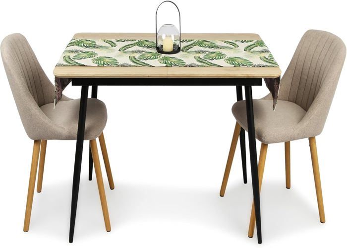 Table de salle à manger extensible 120-160 cm - Table à manger 4/6 ...