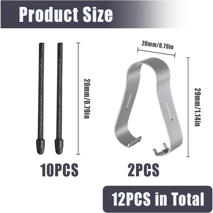 Lot De 10 Embout Pour Boox Pen 2Pro, Boox Pen Plus, Stylet Remarkable 1 ...