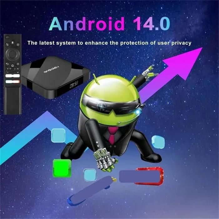 Boîte TV Android TV98 ATV, OUTUOTWQ Android 14 TV BOX Amlogic S905W2 ...