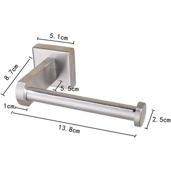 Support Papier Wc Mural Dérouleur Papier Wc En Acier Inoxydable Papier ...