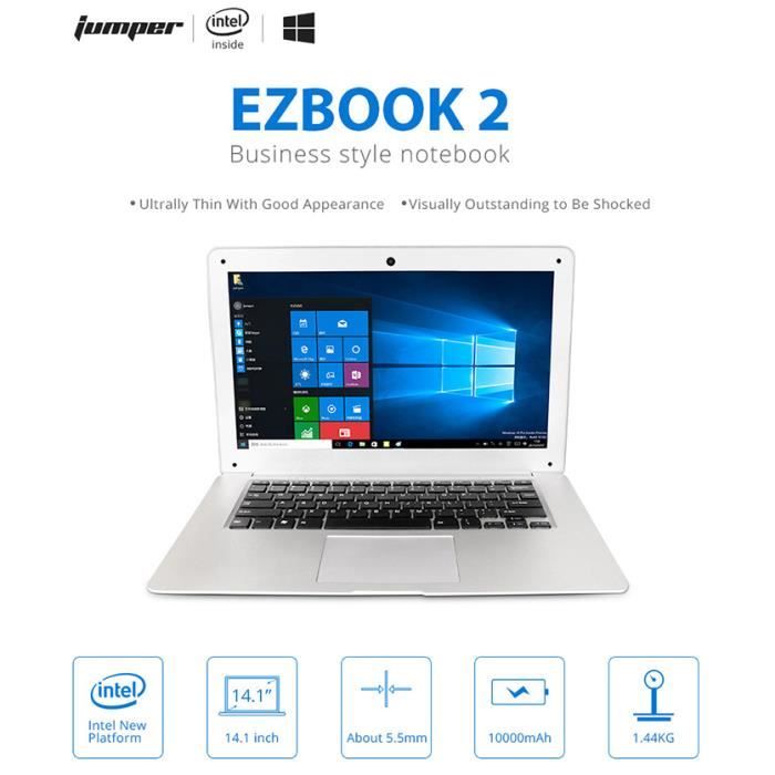 JUMPER EZbook 2 ordinateur portable 14,1 pouces Quad Core argent 14.1 ...