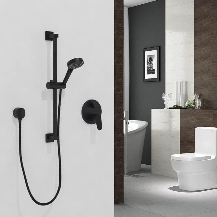 Barre De Douche, Support Pommeau De Douche En Acier Inoxydable, Support ...