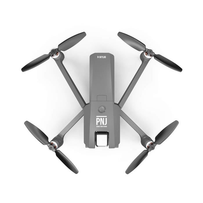 Drone PNJ R-SKYLAB GPS 4K pliable avec caméra motorisée orientable ...