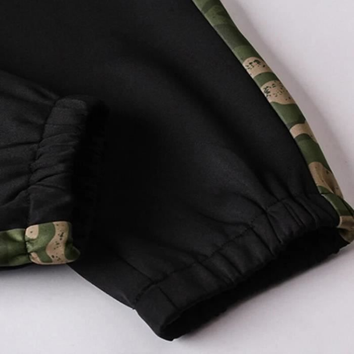 Pantalon de survêtement pour hommes,avec poche à fermeture éclair,à ...