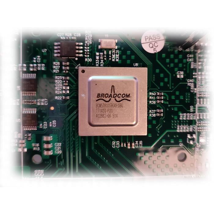 Carte Contrôleur Pcie Réseau Lan 10G Fibre Sfp+ 2 Ports Lc Avec Chipset ...