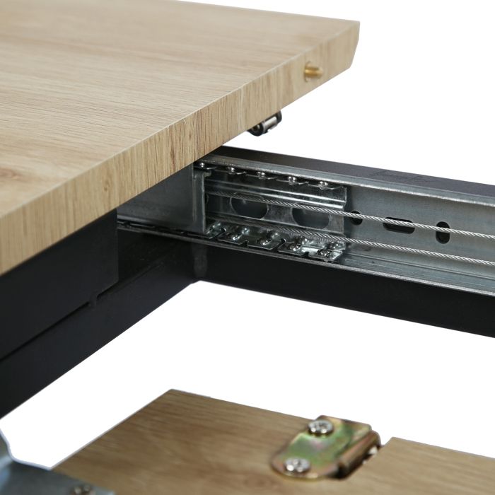 Table de salle à manger extensible 120-160 cm - Table à manger 4/6 ...