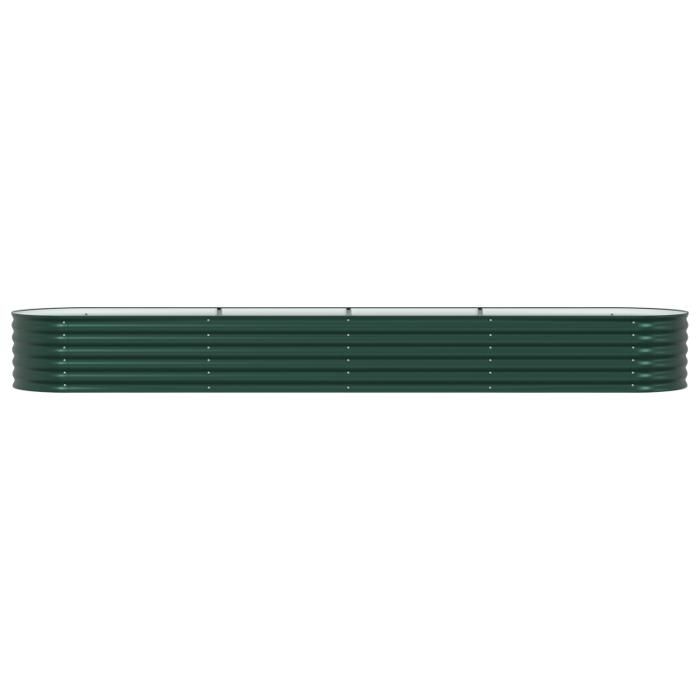 Bac de jardin surélevé Vert 400x80x44 cm en acier galvanisé - Cdiscount ...