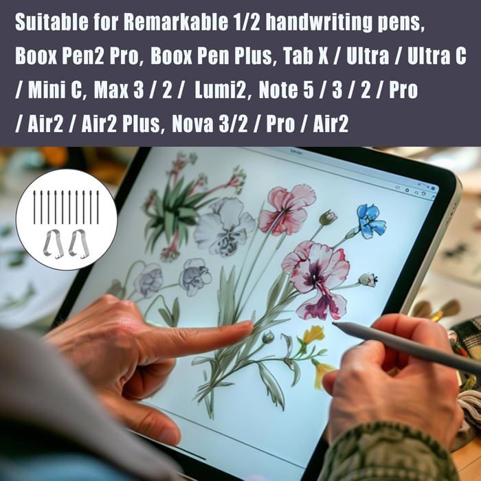 Lot De 10 Embout Pour Boox Pen 2Pro, Boox Pen Plus, Stylet Remarkable 1 ...
