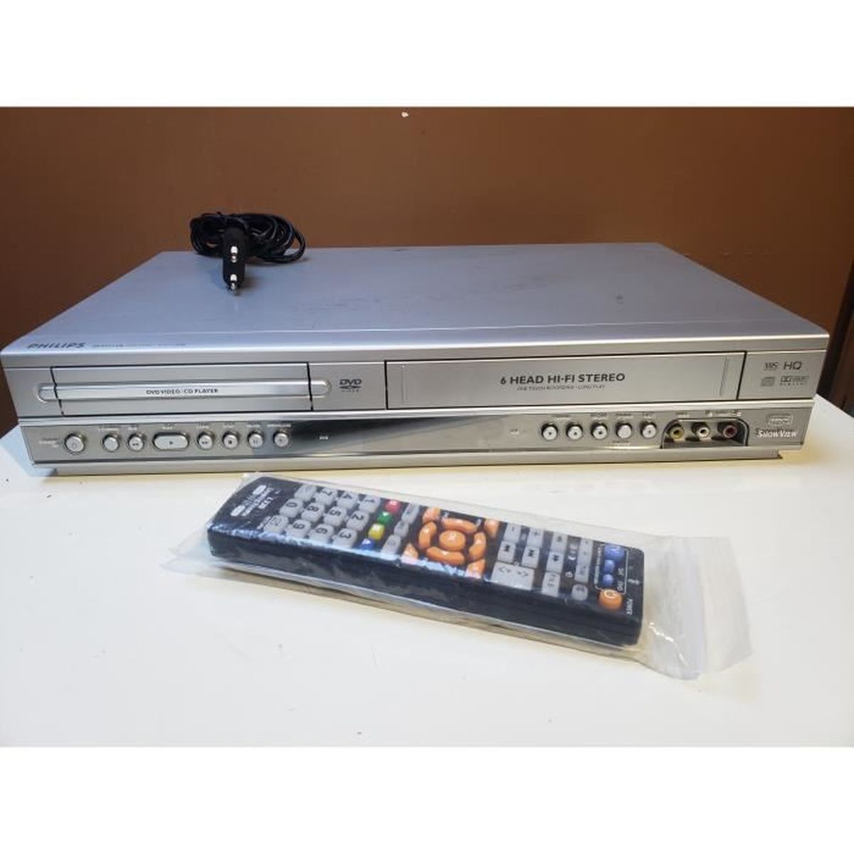 COMBINE DVP3100V LECTEUR DVD MAGNETOSCOPE ENREGISTREUR VHS CASSETTE K7 ...