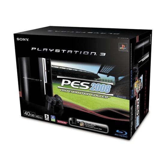 PACK CONSOLE SONY PS3 PES 2008 - Cdiscount Jeux vidéo