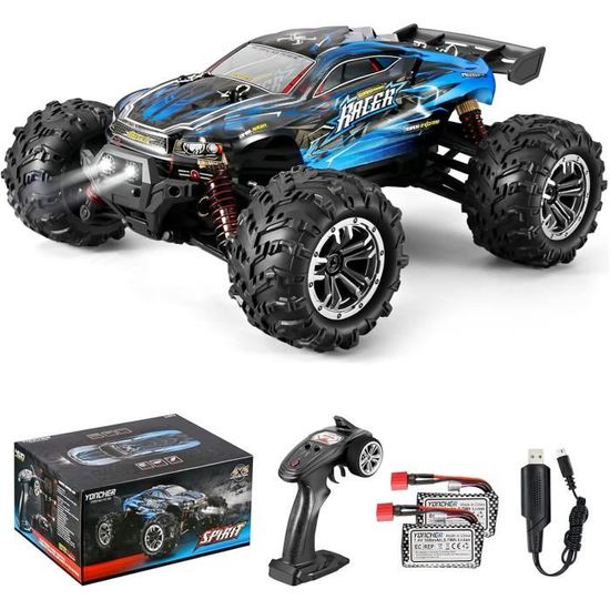 YC100 Voiture Télécommandée, RC Voiture Tout Terrain 1:20 4WD 36km-h, Camion Telecommande à ...