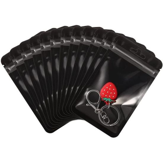 Rimiko 50 Sachet Plastique Refermable Epaissi Petit Pochon Echantillon ...
