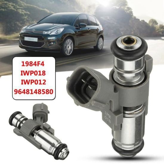 4x Injecteur de Carburant Pour Peugeot 206 207CC Citroen C4 1.4 16V ...