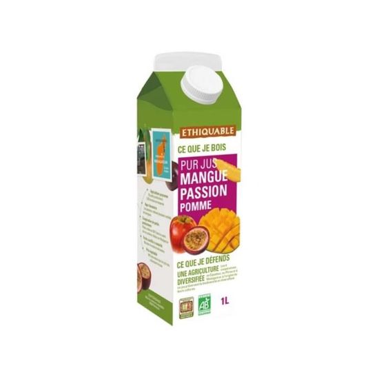 Pur Jus Mangue Passion Pomme bio & équitable 75 cL ETHIQUABLE ...