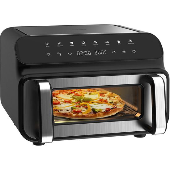 XXL Friteuse à Air 10L - Iceagle - Air Fryer avec Double Résistance - Fenêtre Visible - 8 ...