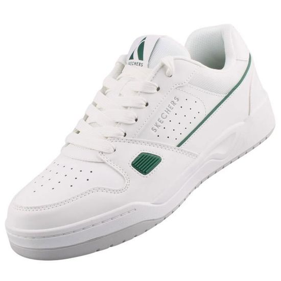 Baskets Homme - SKECHERS - 183250-WGR - Blanc - Rétro sportives - Style ...