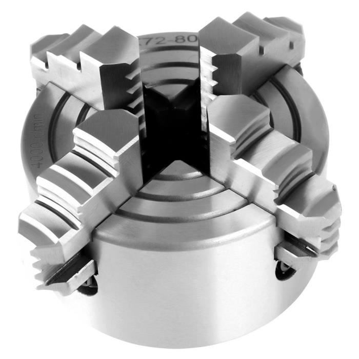 Mandrin de tour en métal indépendant et réversible, mandrin de tour ...