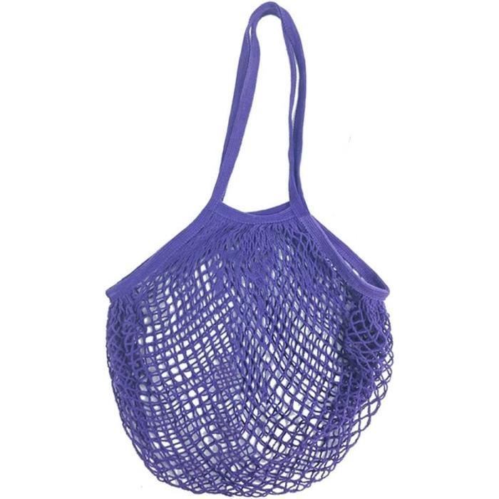 Sac à provisions en ficelle, sacs en filet d'épicerie réutilisables en ...