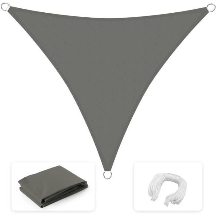 Voile D'Ombrage Pare-Soleil Triangle Isocèle, Hydrofuge, Brise-Soleil ...