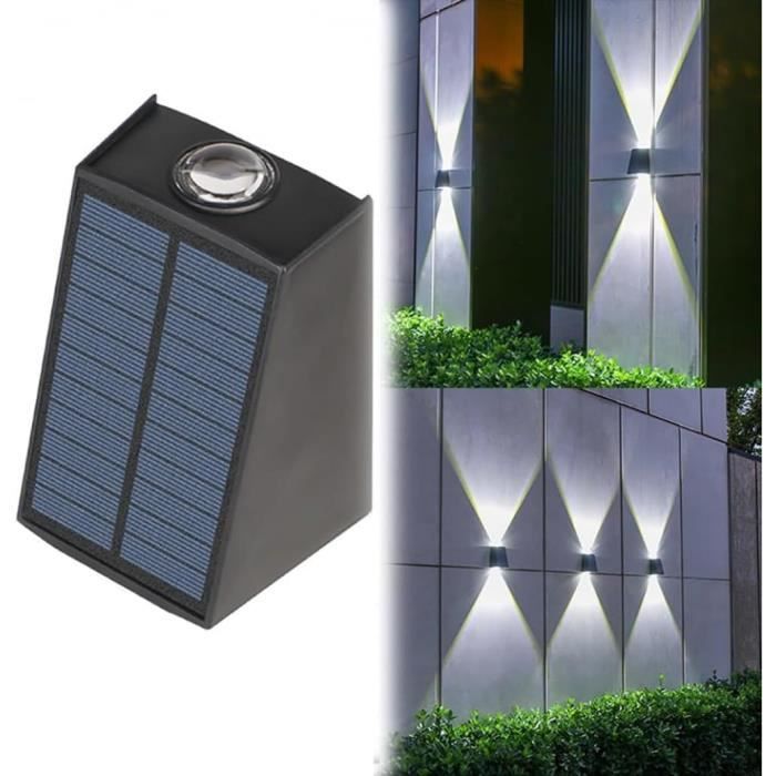 Lampe Solaire Exterieur Applique Murale Solaire,Lampes Solaires De Jardin À Led Appliques ...