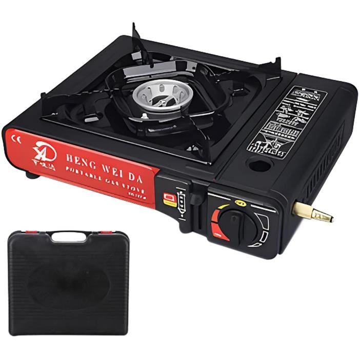 Réchaud à Gaz Portable Réchaud de Camping Gaz au Butan avec flamme ...