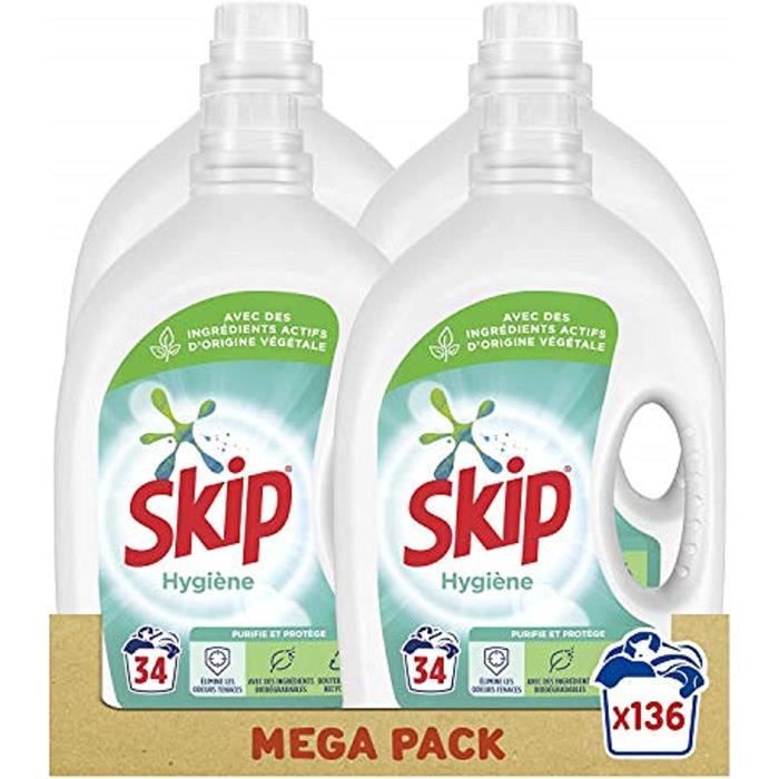 SKIP Lessive Liquide Hygiène x136Purifie et ProtègeRésultats ...