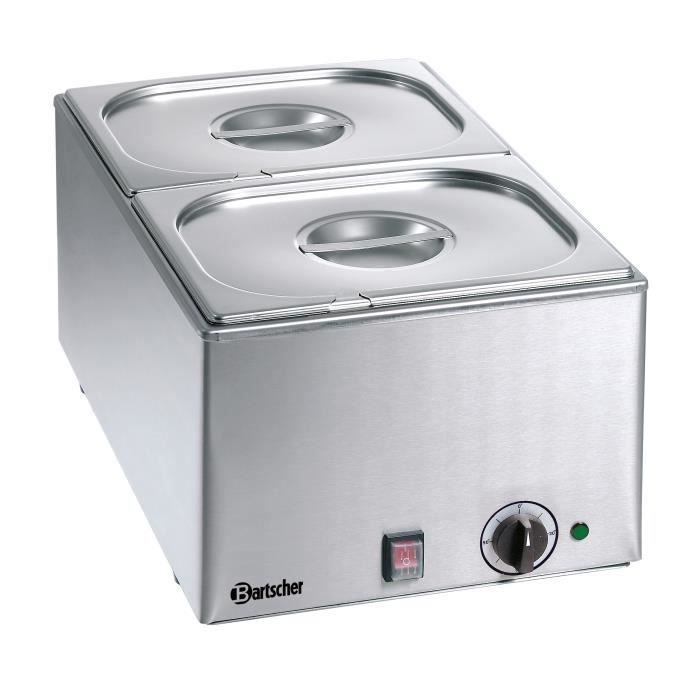 Bain Marie Double GN 1/2 Profondeur 150mm - Bartscher - Acier ...