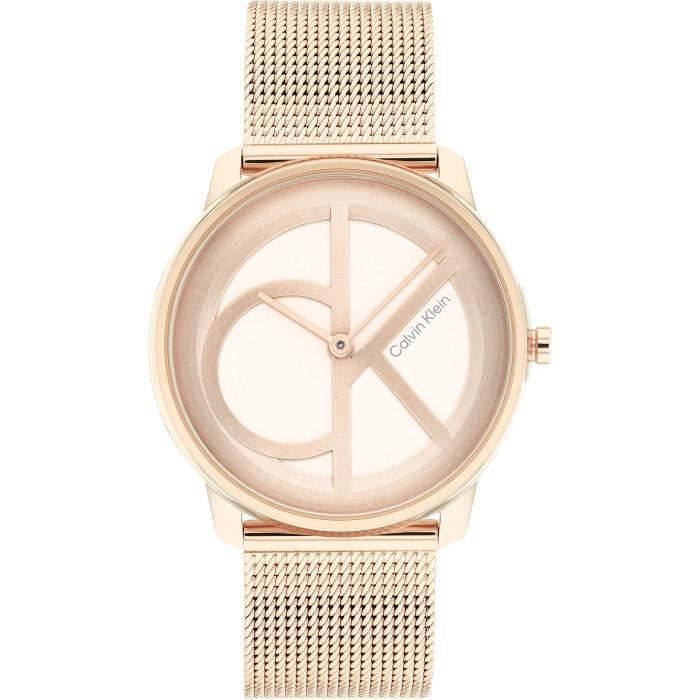 Montre seul le temps femme Calvin Klein Iconic Rose 25200035 , - Achat ...