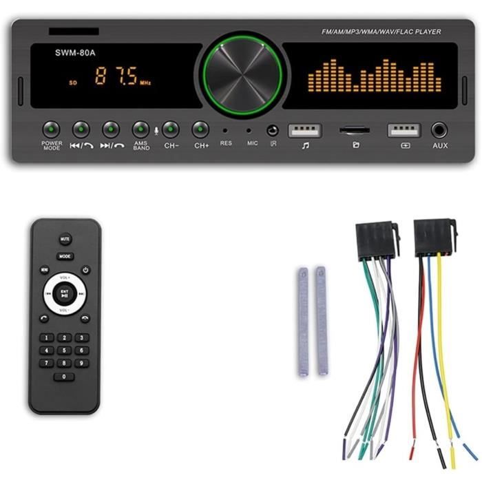 Lecteur Dvd Pour Téléviseur Cardio-Radio Bluetooth Autoradio Act Stéréo Radio Fm Récepteur D ...