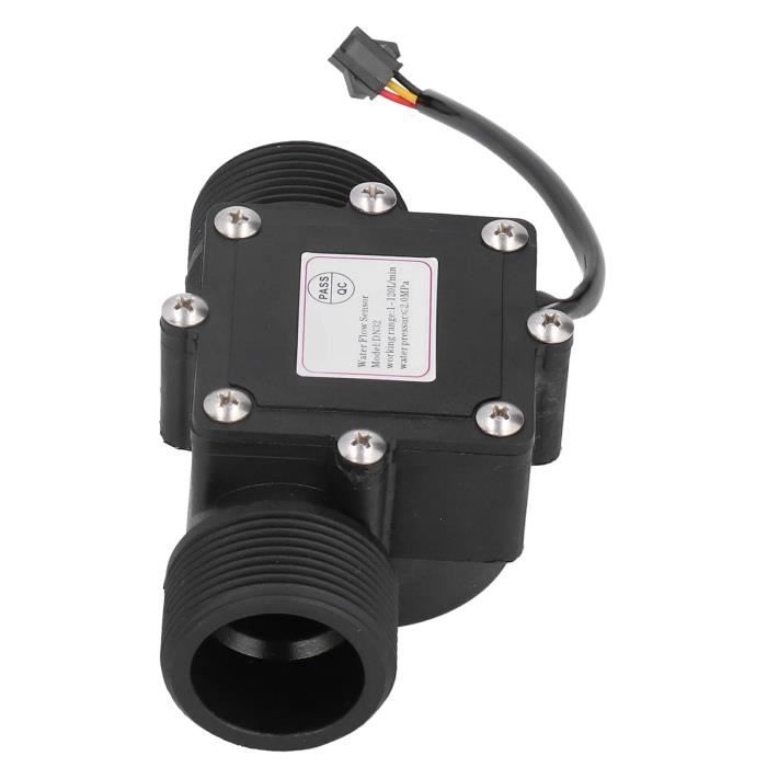 QID-Débitmètre industriel Water Flow Sensor Fluid Meter, YFDN32 G1.25in ...
