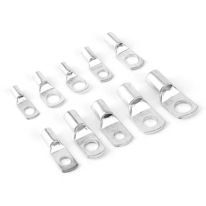 Bornes De Fil Anneau De Fil À Sertir, Connecteur De Fil Haute Tolérance En Cuivre Rouge, Cable ...