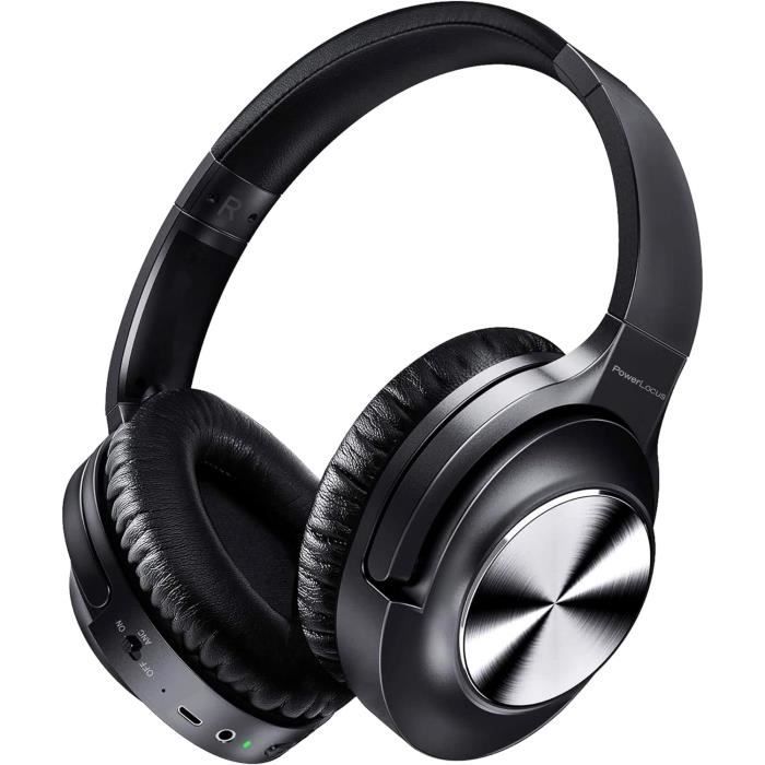 Casque Bluetooth, Casque Sans Fil À Réduction De Bruit Active, Casque ...