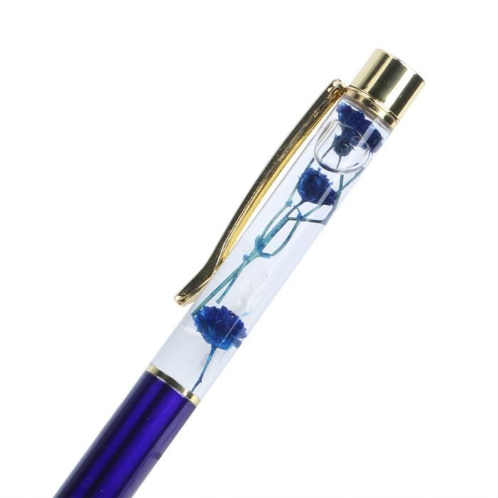 Stylo signature Stylo à huile en métal fleur flottant écriture ...