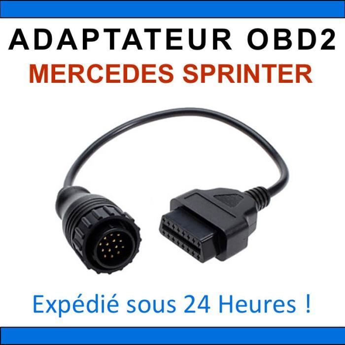 Adaptateur OBD2 vers MERCEDES BENZ SPRINTER - DIAG Auto - MB STAR ...