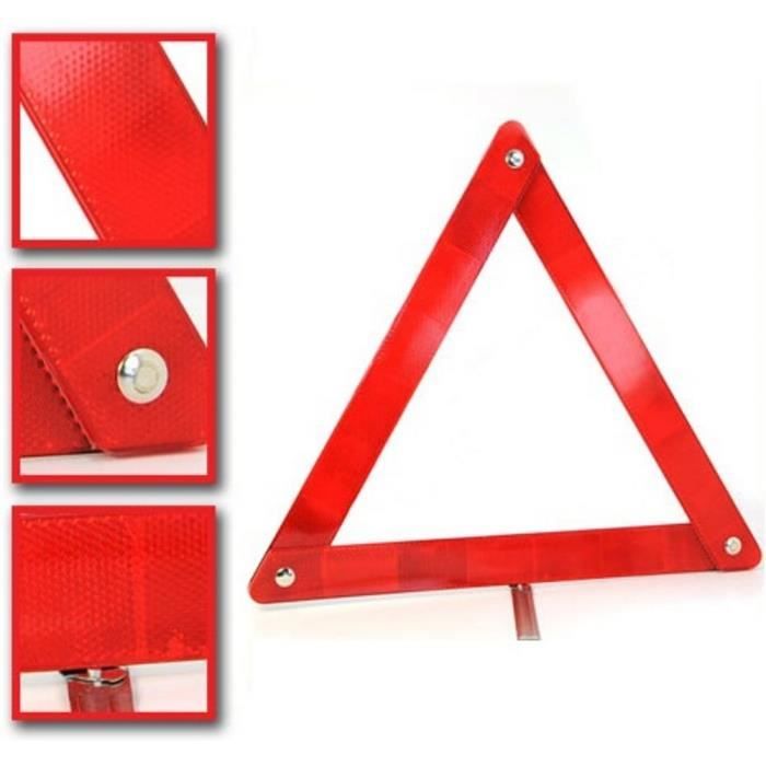Triangle de signalisation compact pliable avertissement GUIZMAX ...
