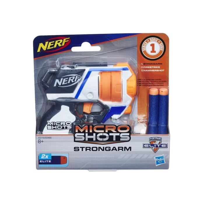 NERF N-STRIKE MICRO SHOT STRONGARM jouet plein air pistolet a fléchette ...