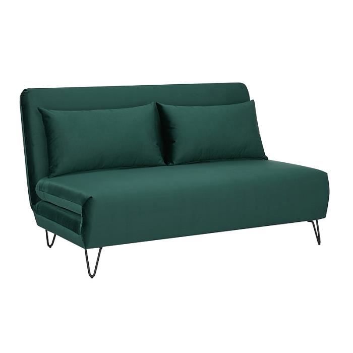 ZENIAN - Canapé style moderne salon - 141x90x81 - Fonction couchage ...