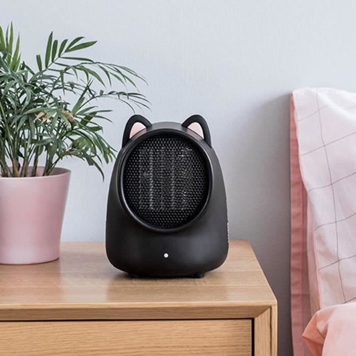500w 220v MINI chauffage d'air de style mignon chat oreille réchauffeur ...
