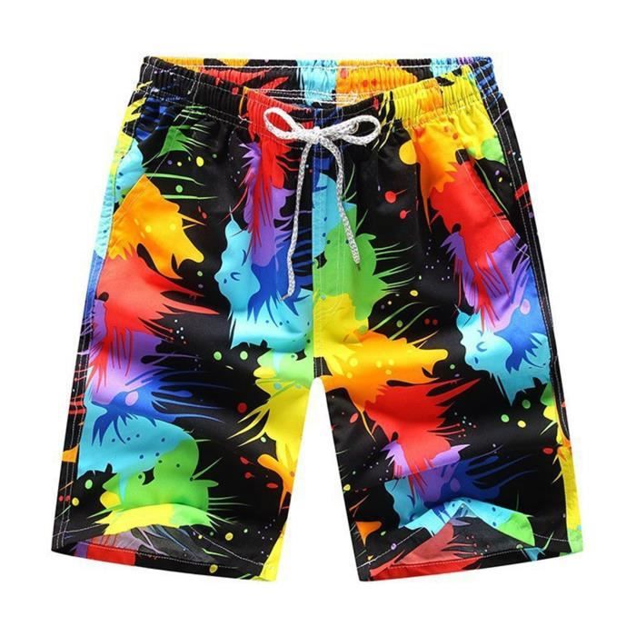 PANTACOURT Troncs dété taille élastique entrejambe profond shorts ...
