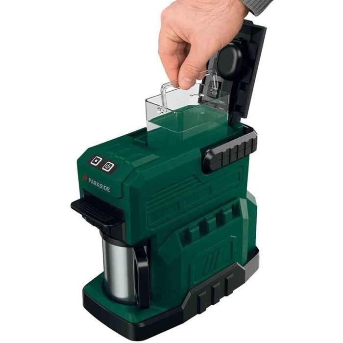 Cafetière Portable À Batterie De 20 V De Parkside Convient Pour Le Café ...