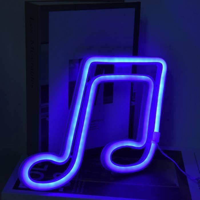Yongme-JINXN LED Neon Light Music Note Neon Night Light Concert ...