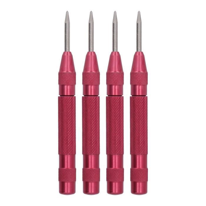 Outil de poinçonnage central - SONEW - Lot de 4 outils en acier rapide ...