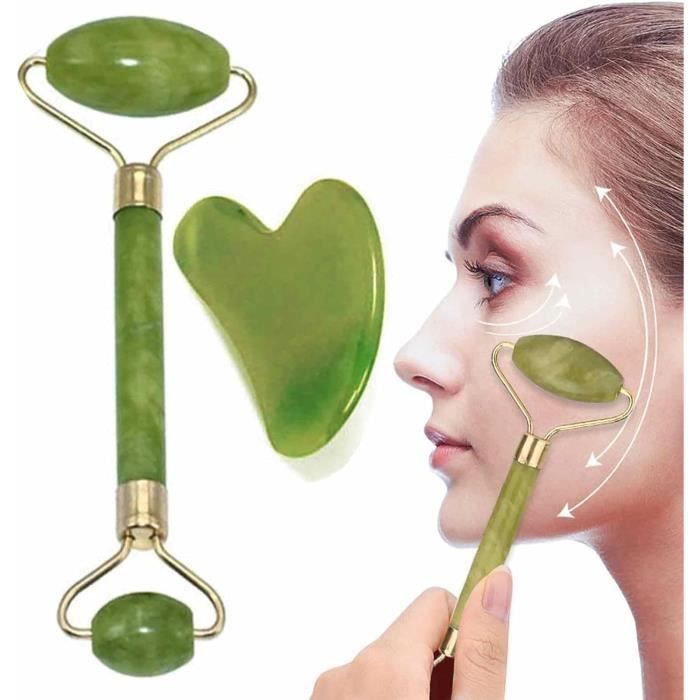 Gua Sha Kit d'soin du visage Gua Sha Stone Beauty Tools JaPush Facial ...