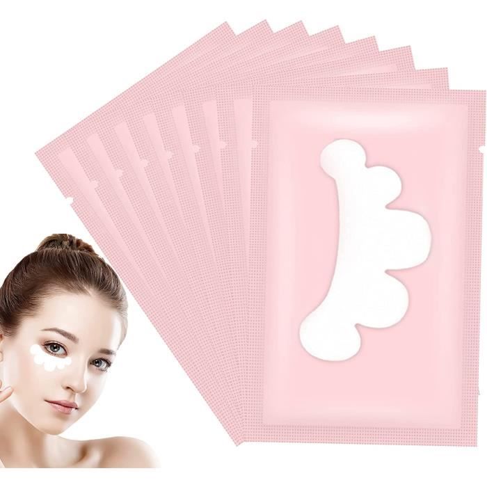 50 Paire Patch pour Extension Cils Gel Patch de Cils pour Patch Yeux ...