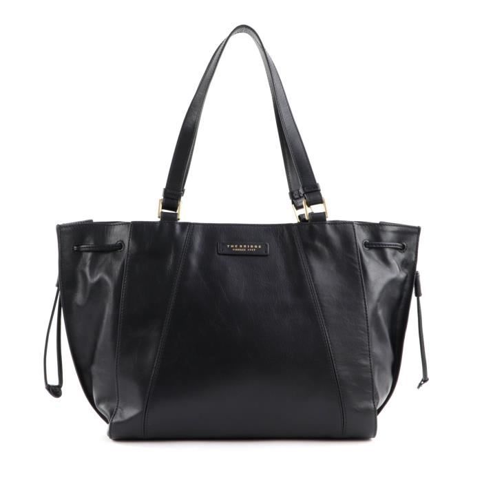THE BRIDGE Camilla Shopper Nero / Oro [137199] - sac shopper sac a main ...