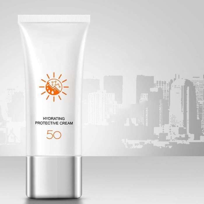 Zerodis Crème solaire de protection UV 50 ml SPF50 crème solaire pour le visage résistant aux UV ...