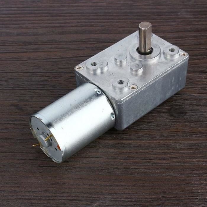 Moteur à vis sans fin - PZCC - 12V 62RPM - Réversible - Couple Élevé ...